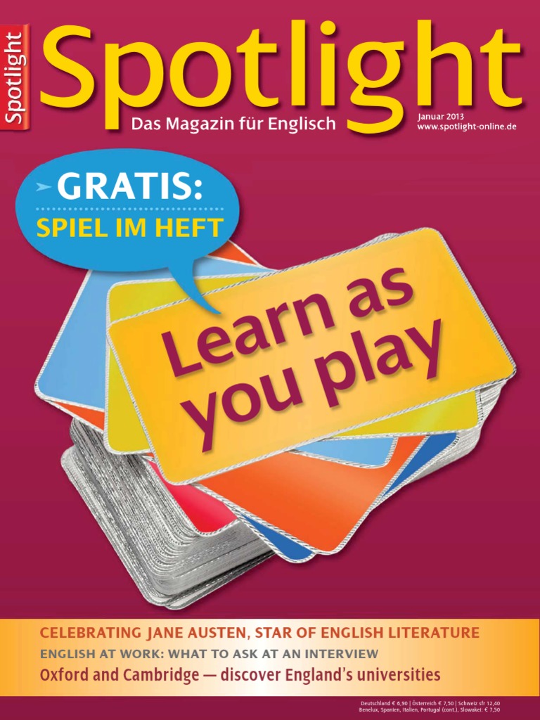 Spotlight 2013 01 | PDF | English Language | Archaeology