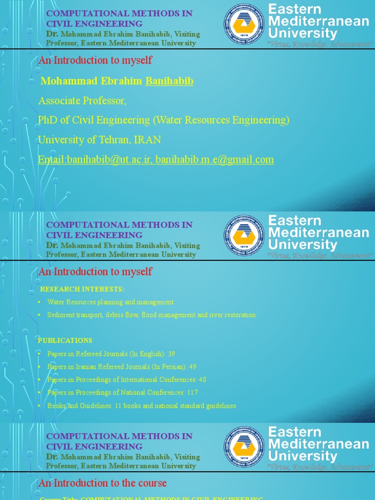 Computational Methods Overview in Civil Engineering | PDF | Numerical ...