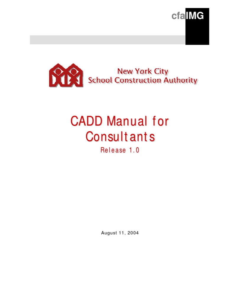 CADD Manual for Consultants | PDF | Auto Cad | Specification (Technical ...