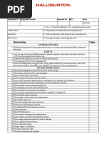 Hydraulic Jack Inspection Checklist | PDF | Manufactured Goods | Gas ...