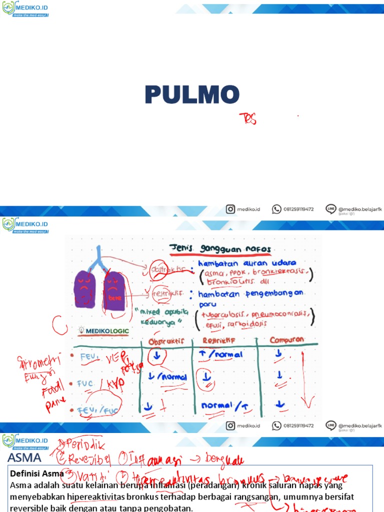 Pembahasan Pulmo - Dr. Della | PDF