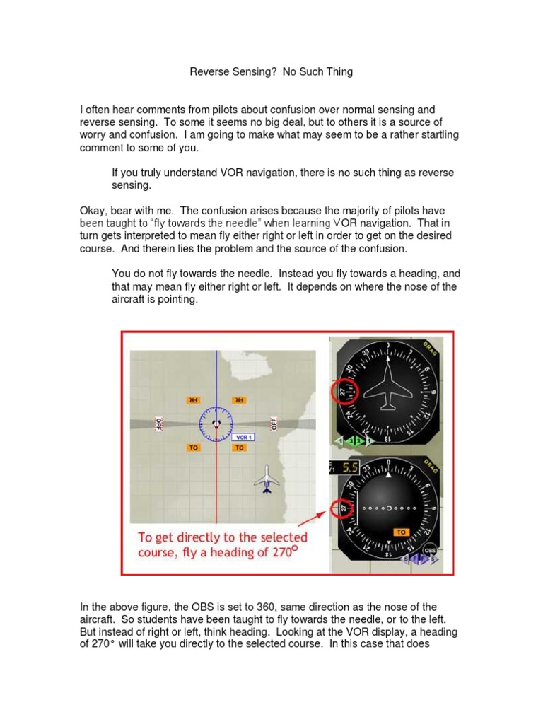 Reverse Sensing - No Such Thing | PDF | Aerospace Engineering | Aircraft