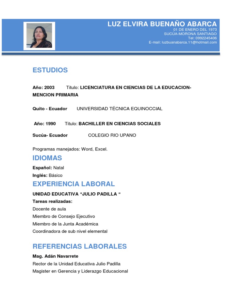 LUZ Curriculum | PDF