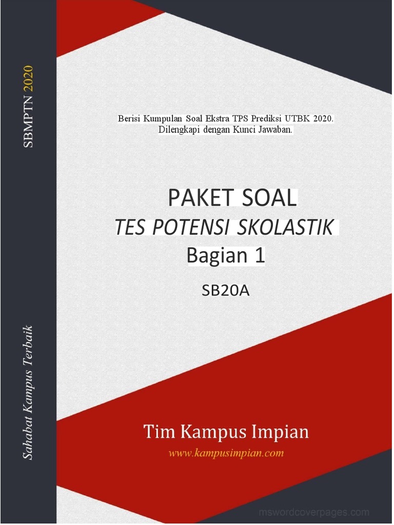 SOAL TPS Lengkap + Kunci Jawaban | PDF