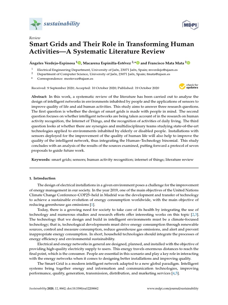 Smart Grids and Their Role in Transforming Human | PDF | Internet Of ...