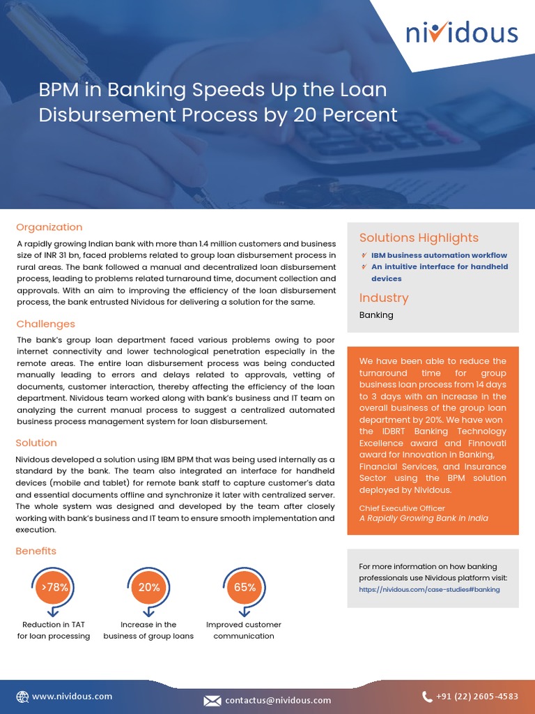 Loan Disbursement Process With IBM Business Automation Workflow ...
