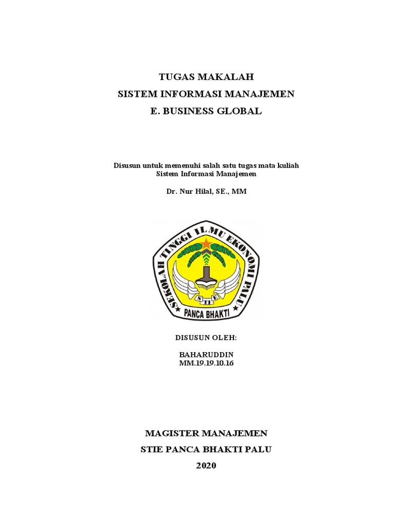 Tugas Makalah e Business Global Stie | PDF Tugas Makalah e Business Global Stie | PDF
