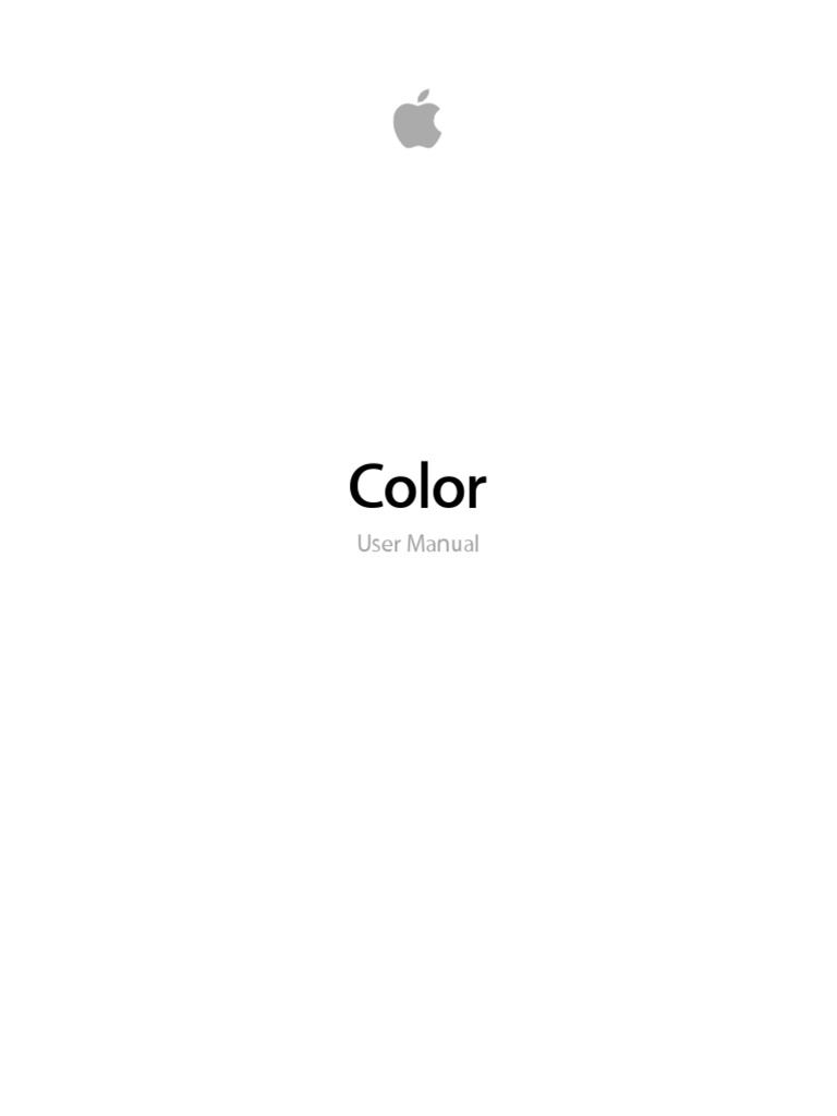 Color User Manual (En) | PDF