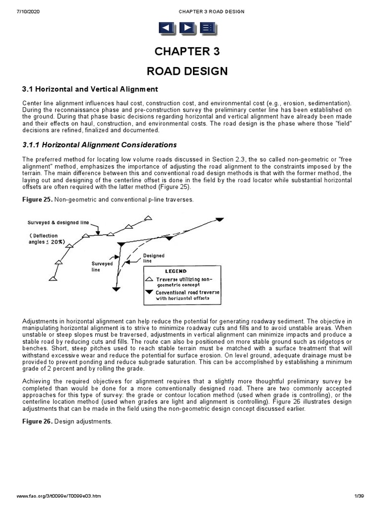 Chapter 3 Road Design | PDF | Semi Trailer Truck | Road