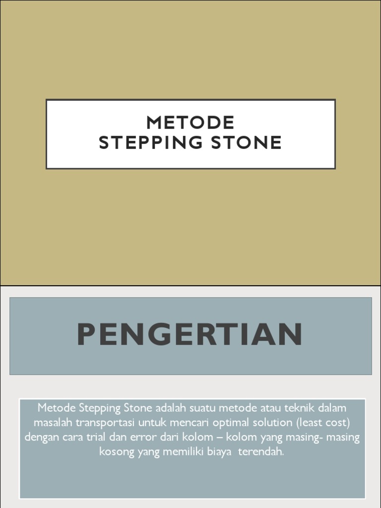 Stepping Stone | PDF