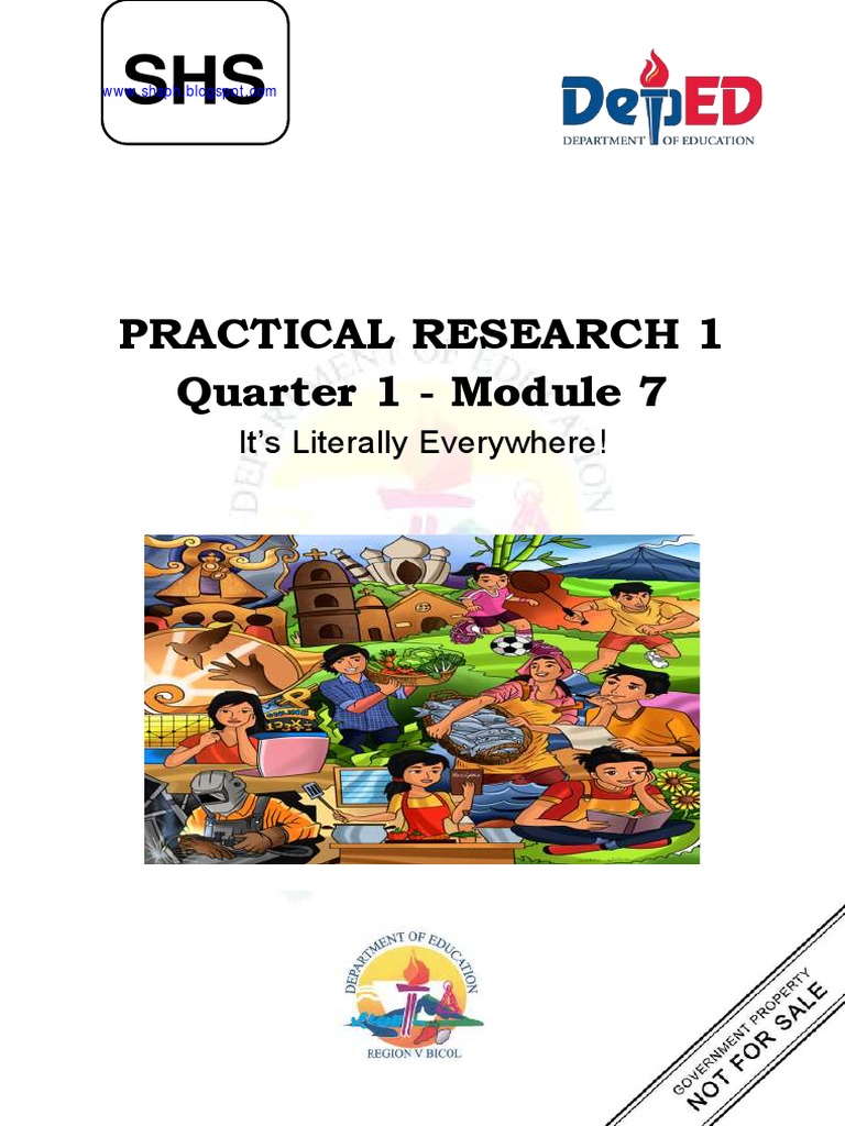 Practical Research 1 Quarter 1 - Module 7: It's Literally Everywhere! | PDF