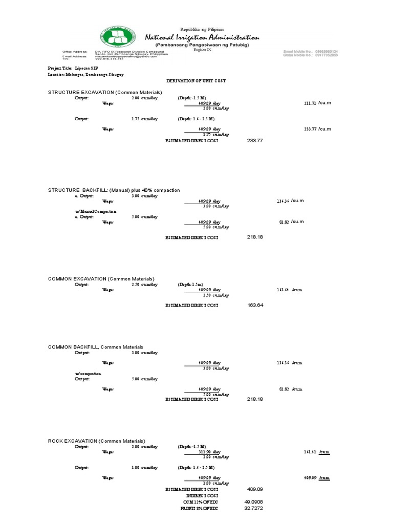 Conference Building Contract POW (FINAL) | PDF | Cargo | Economic Sectors