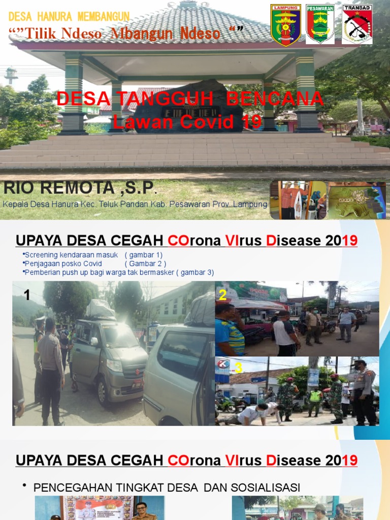 Upaya Desa Hanura Cegah Covid-19 | PDF | Ilmu Sosial | Gaya Hidup