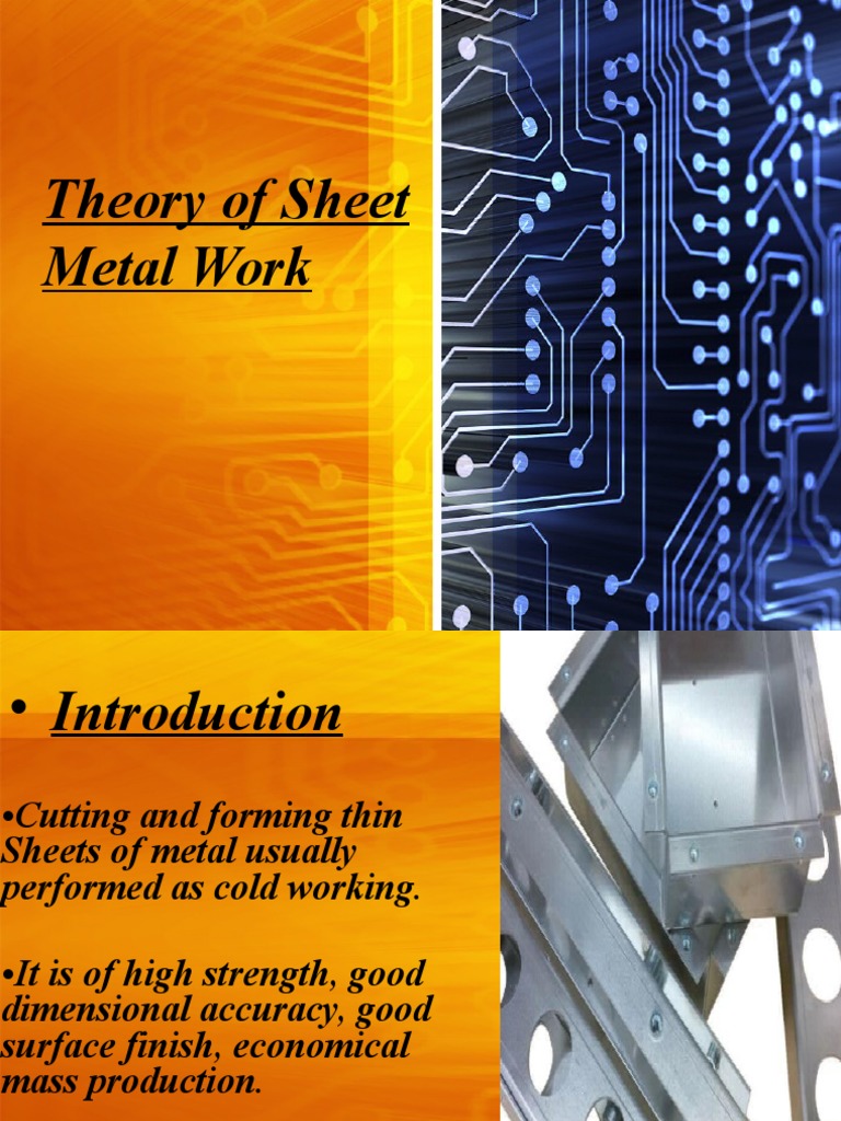 Sheet Metal Work Theory and Techniques | PDF | Sheet Metal | Industrial ...