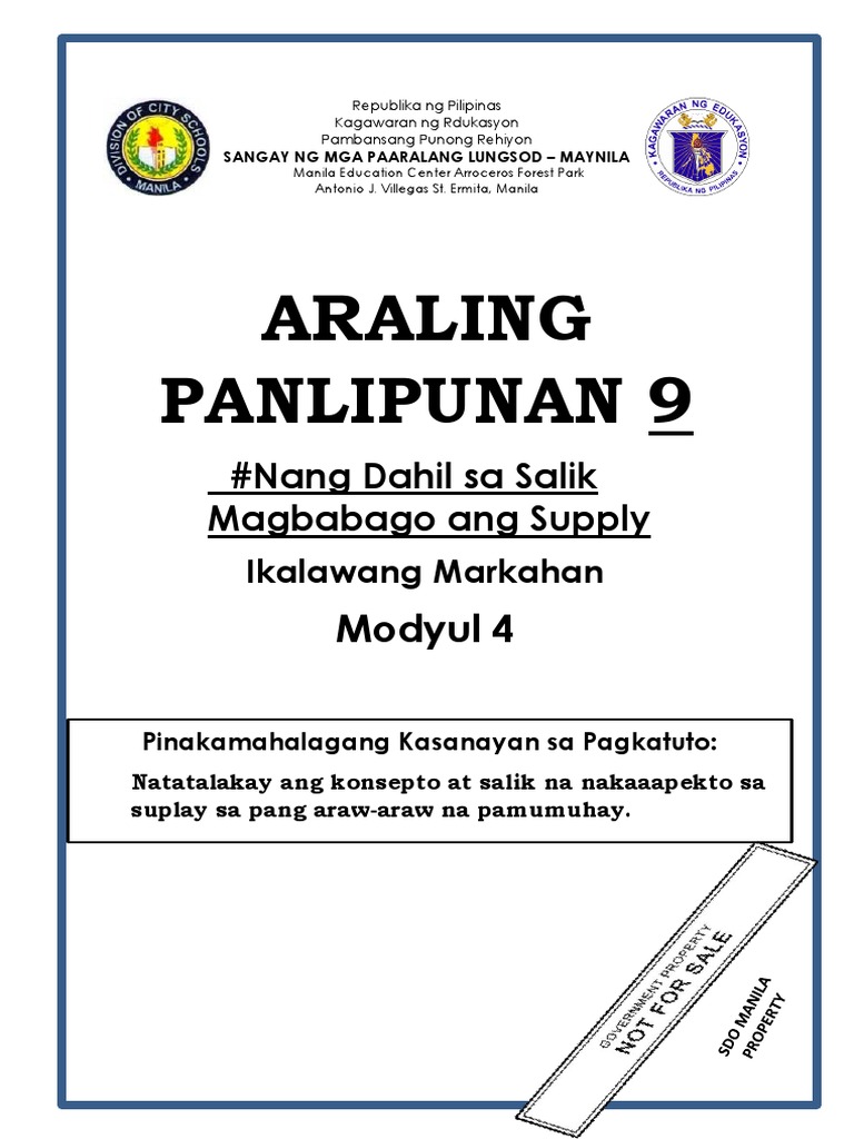 AP 9 - Q2 - Mod4 | PDF