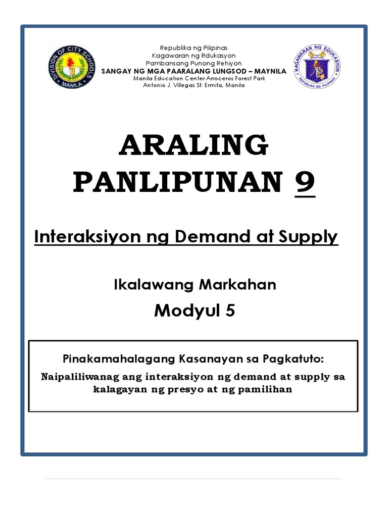 AP 9 - Q2 - Mod5 | PDF