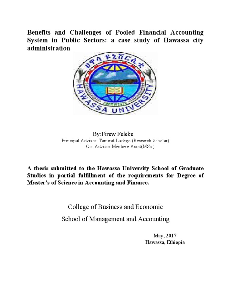 Benefits and Challenges of Pooled Financial Accounting System in Public ...