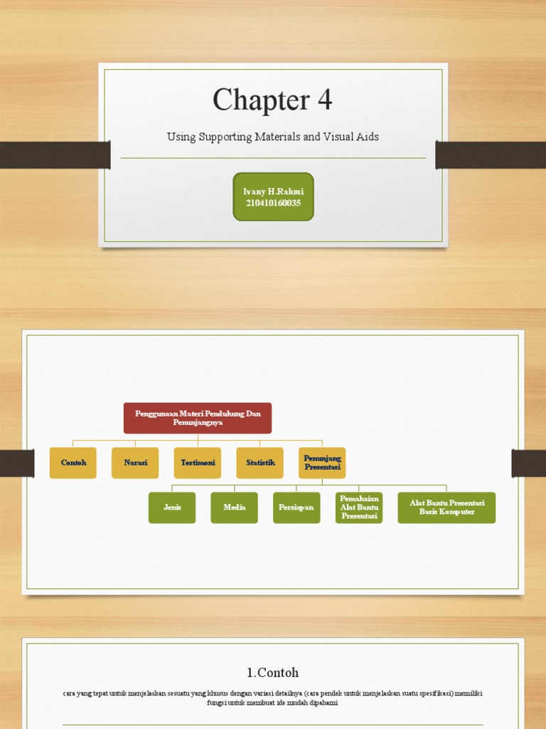Public Speaking Using Supporting Materials and Visual Aids | PDF