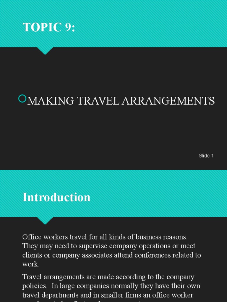Making Travel Arrangements | PDF | Travel Visa | Passport