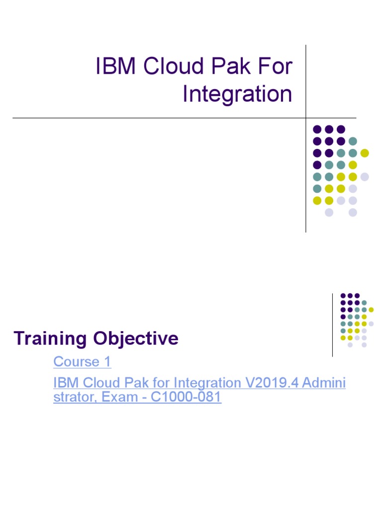IBM Cloud Pak Integration Training | PDF | Red Hat | Cloud Computing