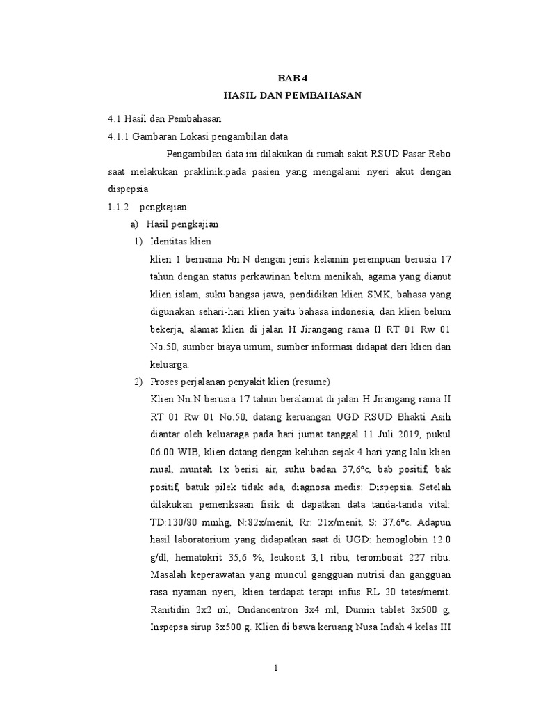 Bab 1-4 Dispepsia | PDF