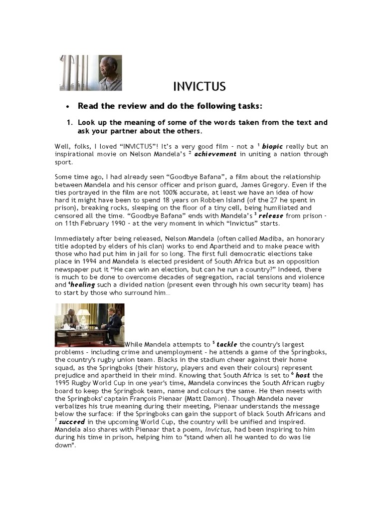 Invictus Review | PDF
