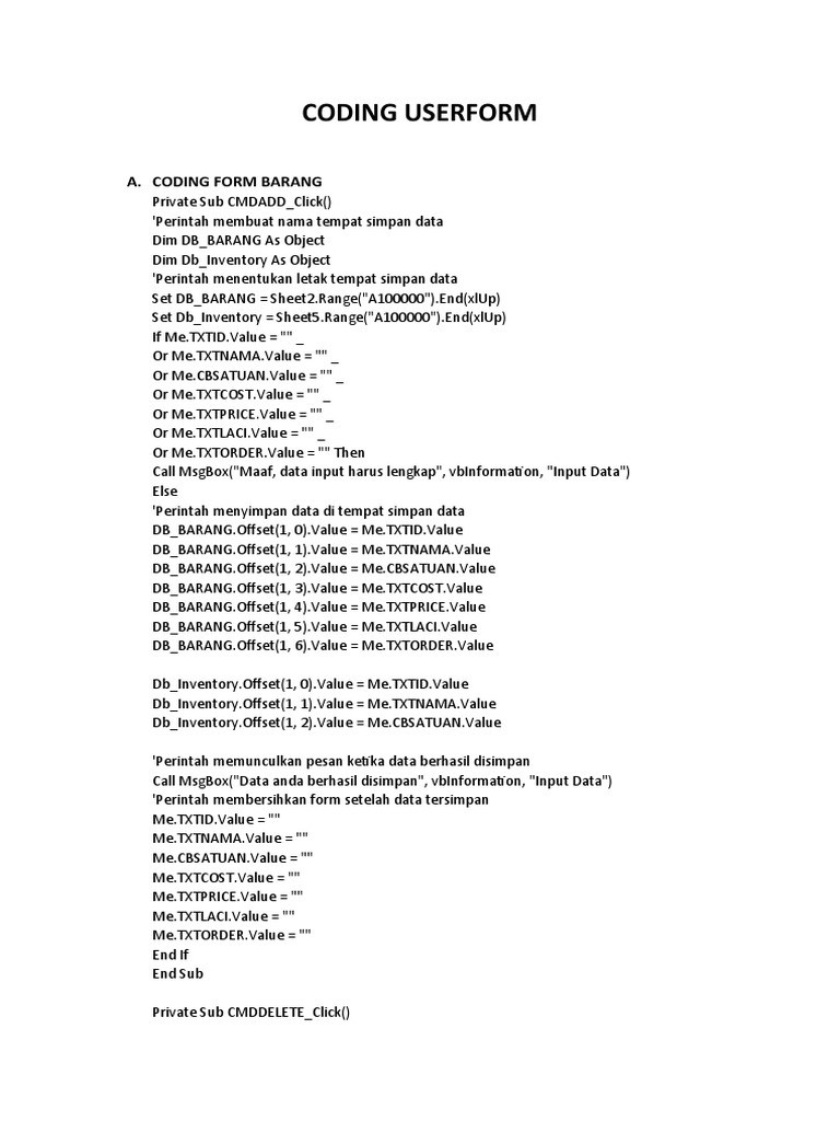 Coding File Inventory | PDF | Computer Programming | Computer Data