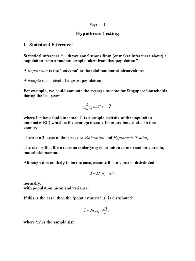 Statistical Inference Pdf Estimator Bias Of An Estimator