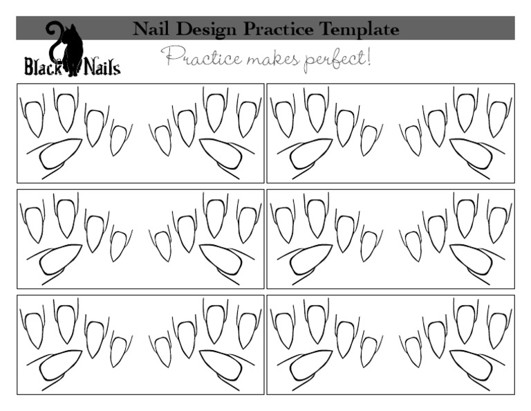 Nail Design Sheet Stiletto Full | PDF
