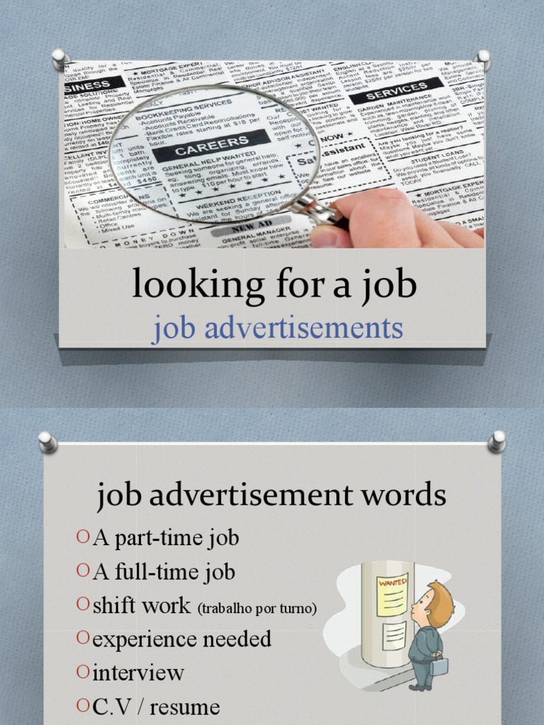Applying-For-A-Job-Job - Vocabulary | PDF | Résumé | Human Nature