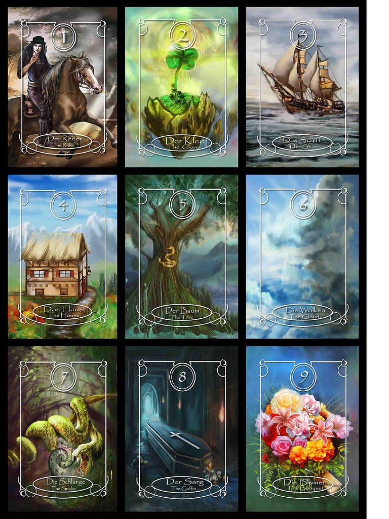 Lenormand Oracle para Imprimir | PDF