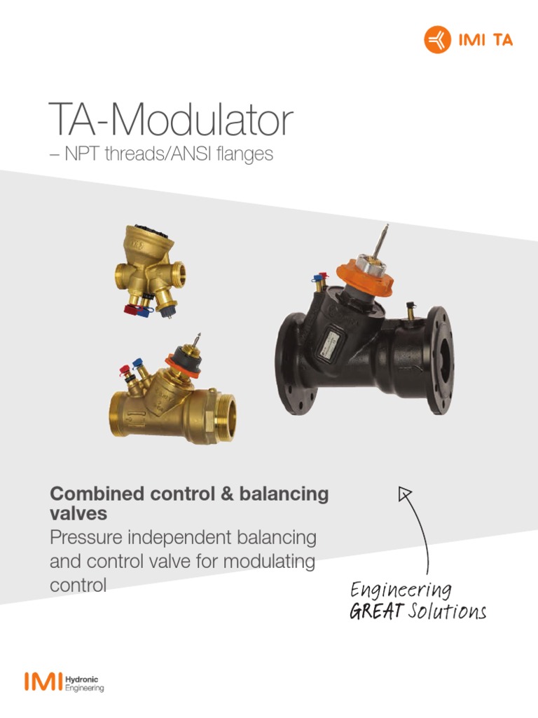 TA-Modulator NPT ANSI US Low | PDF | Valve | Viscosity
