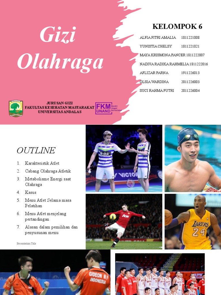 Gizi dan Nutrisi untuk Atlet Olahraga | PDF