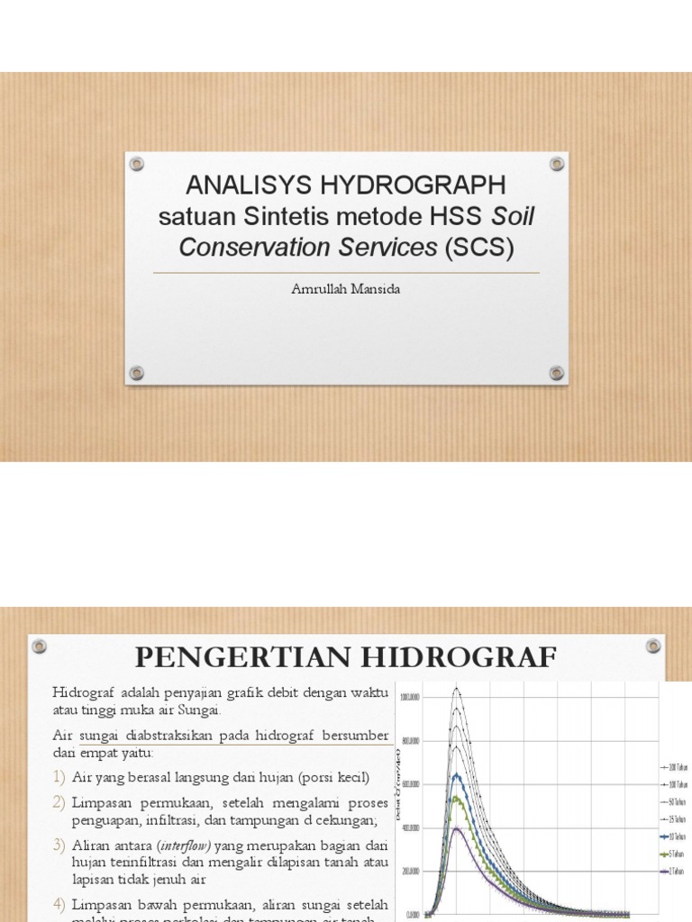 Hidrograf Satuan Sintetis SCS | PDF