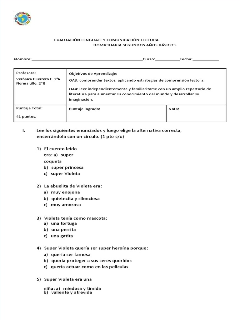 PDF Prueba Super Violeta | PDF