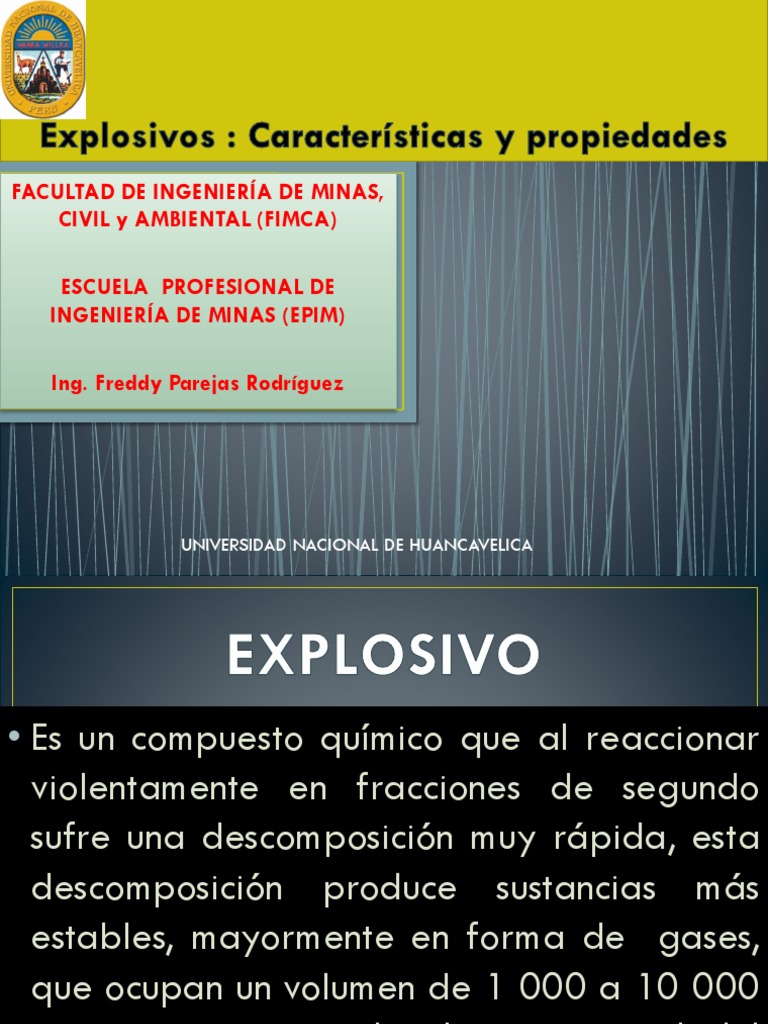 Características y tipos de explosivos utilizados en la industria minera ...