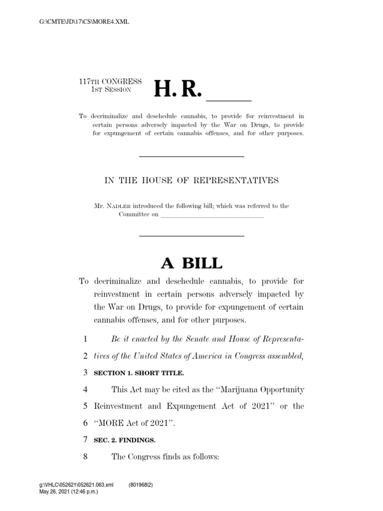 MORE Act | PDF | United States Code | Trust Law