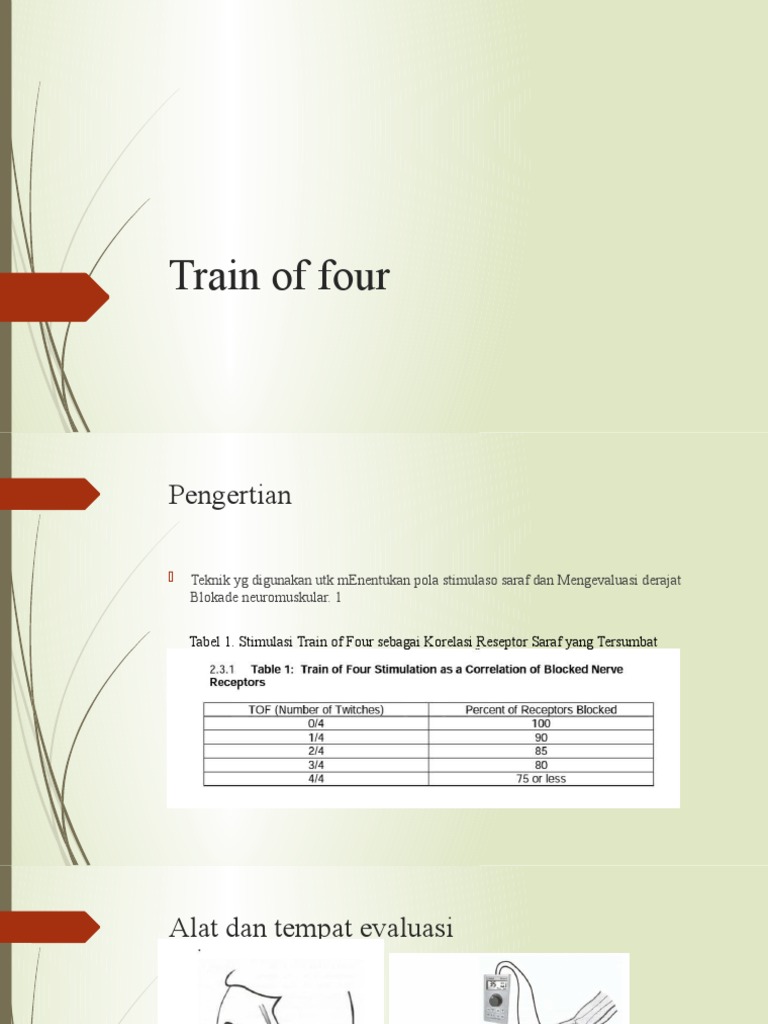 Train of Four R1 | PDF