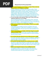 Eiken Pre-2 Speaking Questions and Answers | PDF | Business
