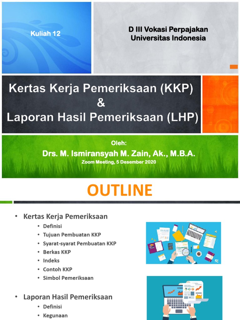 Kuliah 12 - KKP Dan LHP | PDF | Pengelolaan Keuangan & Uang