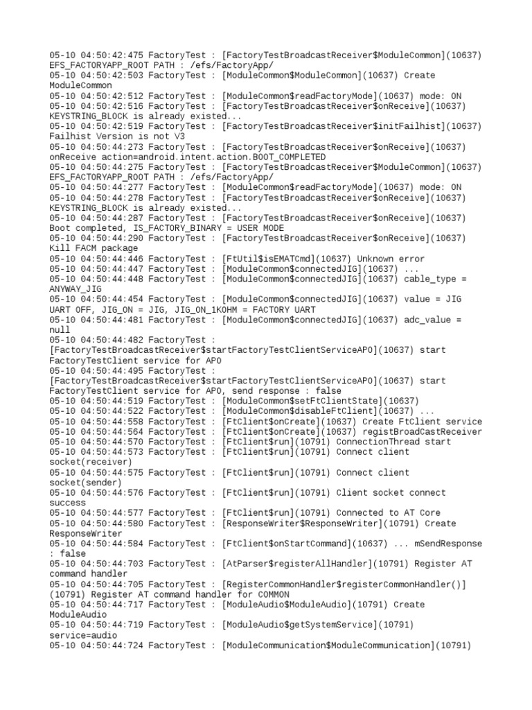 First Boot Log | PDF | System Software | Computing