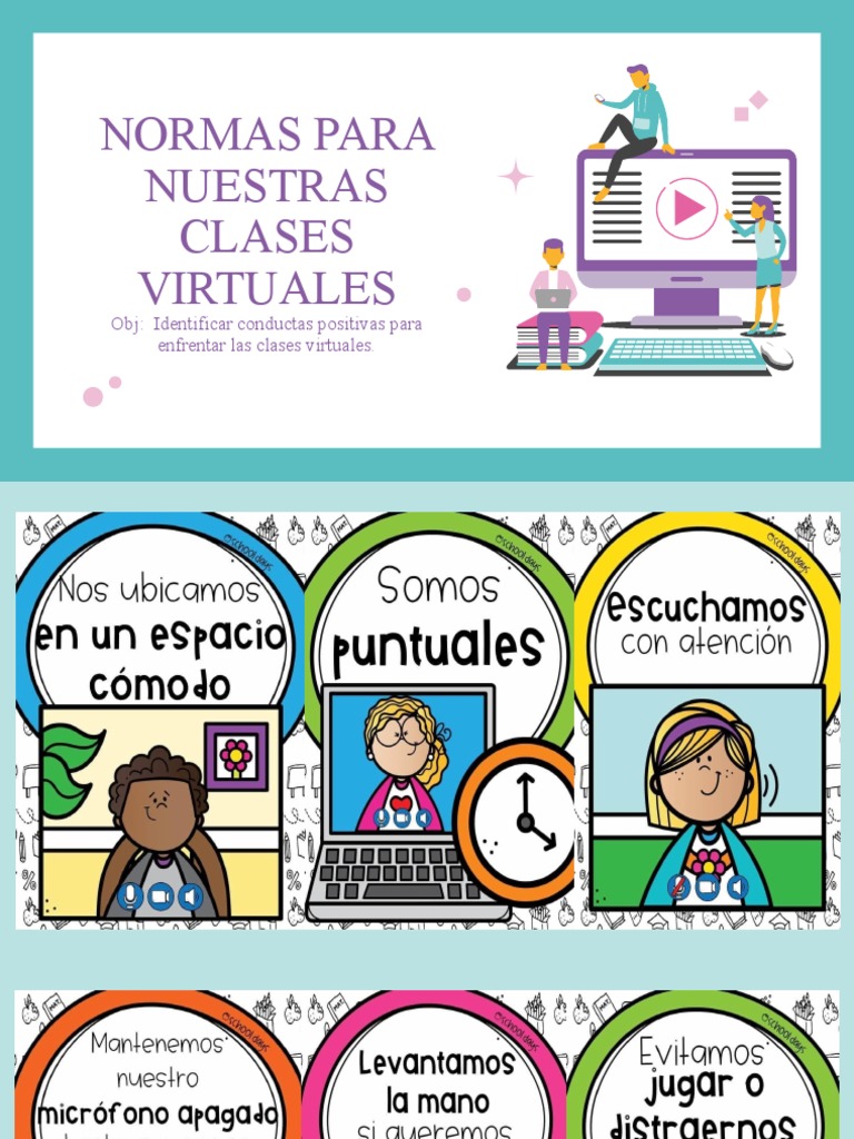 Normas para Clases Virtuales Positivas | PDF | Crecimiento personal y profesional
