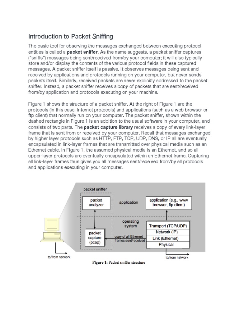 26 Introduction To Packet Sniffing | PDF | Network Packet | Transmission Control Protocol