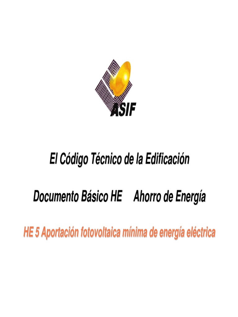 Asif Cte He5 FV | PDF | Fotovoltaica | Energía solar
