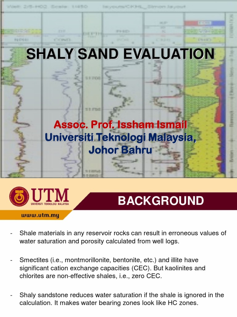 Shaly Sand | PDF | Porosity | Electrical Resistivity And Conductivity