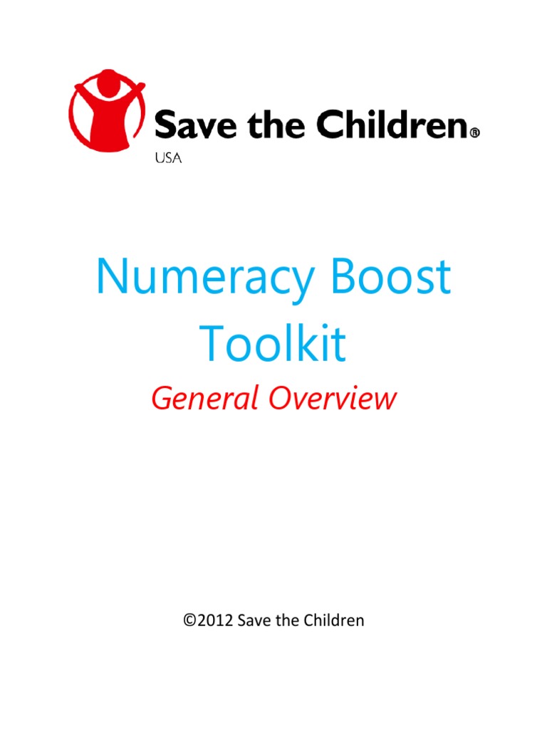 Numeracy Boost Toolkit | PDF | Teacher Education | Teachers