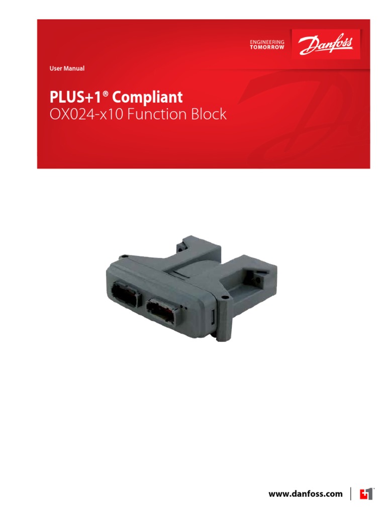 PLUS+1® Compliant: OX024-x10 Function Block | PDF | Programmable Logic Controller | Subroutine