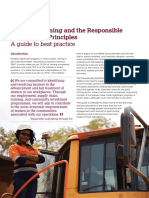 ICMM Mining Principles for Sustainability | PDF | Occupational Safety ...