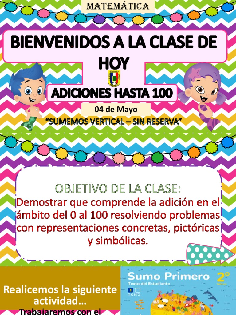 Clase 16 (04-05) Sumar Numeros Hasta 100 | PDF | Métodos y materiales ...