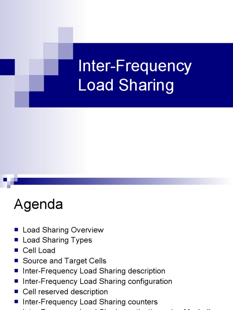 Inter-Frequency Load Sharing | PDF | Wireless | Telecommunications ...